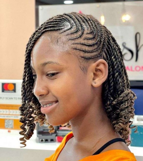 60 Latest Kinky Twist Hairstyles for short and long hair - Claraito's Blog