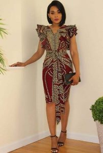 See these Breathtaking Kitenge Styles for Ladies - Claraito's Blog
