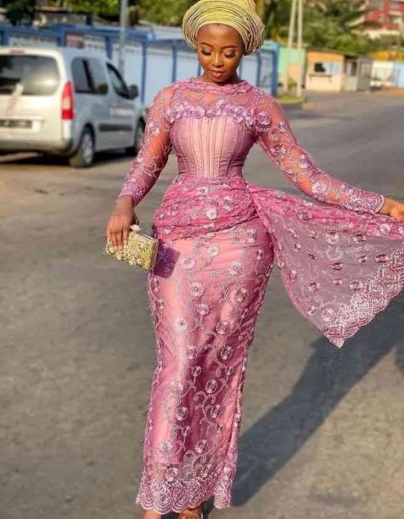 Lace Styles for Festive Season: 40 Cool Styles - Claraito's Blog